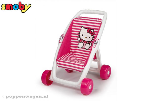Smoby Hello Kitty Buggy Small | Poppenwagen.nl